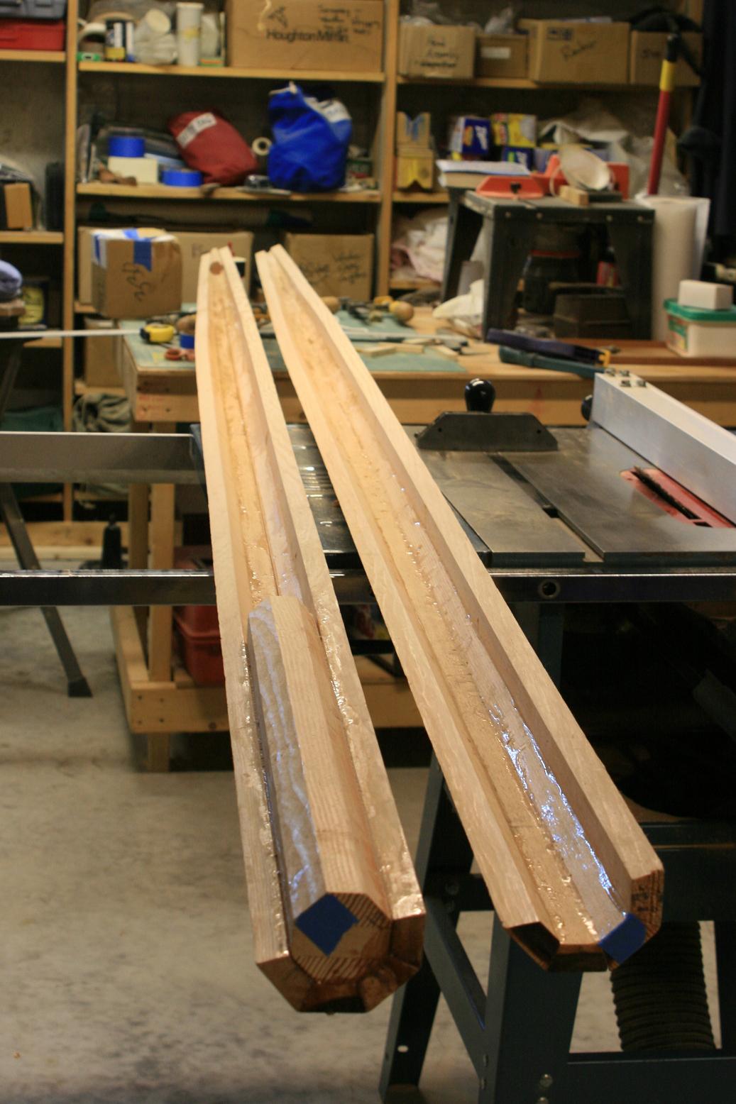 Build a hollow spar – Kevin Boothby Sailing